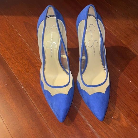 Jessica Simpson | Shoes | Jessica Simpson Royal Blue Pumps | Poshmark